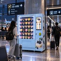 China Winnsen Bread and Pastry Vending Machine for Airport Metro Station Hotel Lobby for sale