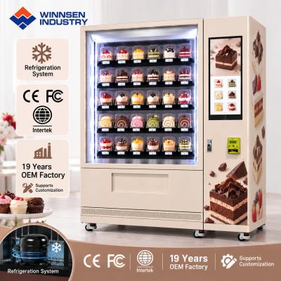 China Winnsen Commercial Bakery Vending Machine with Refrigeration Smart Elevator for Bread Pastry Sale for sale