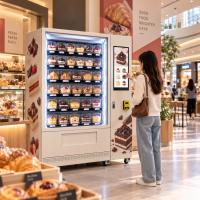 China Winnsen Commercial Bakery Vending Machine with Refrigeration Smart Elevator for Bread Pastry Sale for sale