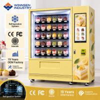 China Winnsen Automatic Cupcake Vending Machine with Refrigerated Cabinet for Small Bakery Shop for sale