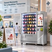 China Winnsen Automatic Cake Bread Vending Machine Cloud Management Remote Stock Alerts for sale
