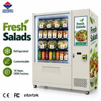 China Winnsen Smart Salad Vending Machine 22 Inch Advertising Screen Touch Display for sale