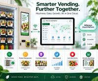 China Winnsen Refrigerated Salad Vending Machine for Gym Fitness Center Fresh Meals for sale