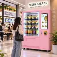 China Winnsen Smart Salad Vending Machine for Supermarket Food Court Fresh Quick Meal for sale
