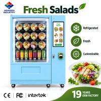 China Winnsen Cold Salad Vending Machine Fresh Healthy Bowls for Hospital Cafeteria Retail for sale