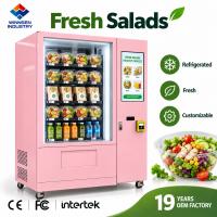 China Winnsen Commercial Salad Vending Machine Cashless Card QR Coin Payment Accepted for sale