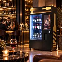 China Winnsen Wine Vending Machine with XY Smart Basket No Drop Gentle Bottle Delivery for sale