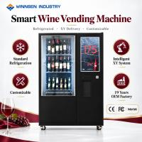 China Winnsen Refrigerated Wine Vending Machine Commercial Smart Self Service Retail for sale