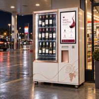 China Winnsen Outdoor Weather Resistant Wine Vending Machine Cold Storage Touch Screen Operation for sale