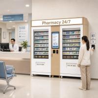 China Winnsen Clinic Pharmacy Vending Machine Prescription Pickup Locker for Medical Center for sale