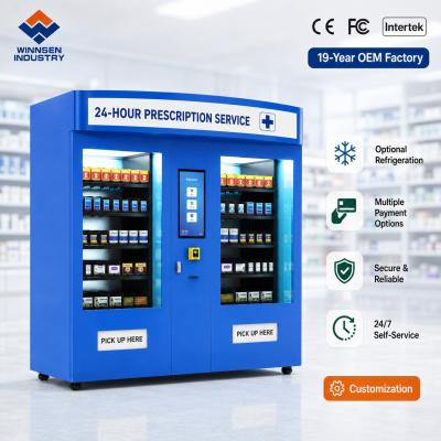 China Winnsen Contactless Isolation Ward Medicine Dispenser Touchless Pickup for Infection Control for sale