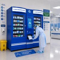 China Winnsen Contactless Isolation Ward Medicine Dispenser Touchless Pickup for Infection Control for sale