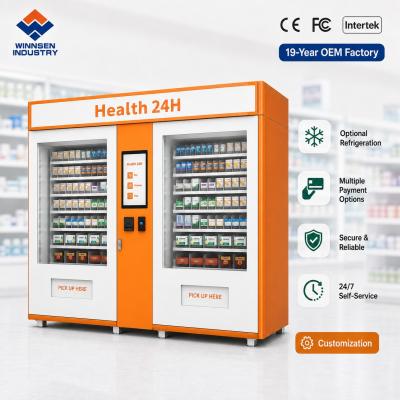 China Winnsen Station Pharmacy Vending Machine Compact Medicine Kiosk for Railway Airport for sale