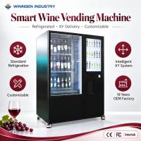 China Winnsen  Commercial Wine Vending Machine for Wine Shops Liquor Stores Retail Display Cooler for sale