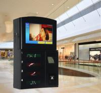 China Touch Cell Phone Charging Stations With LCD Advertising Player For Restaurant for sale