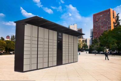 China 24 Doors Electronic Intelligent Logistic Parcel Locker Package Lockers for sale