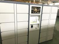 China 12 Door Airport Public Storage Locker For Luggage Deposit With Advertising Function for sale