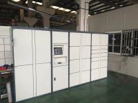 China Barcode Password Computer Safe Luggage Lockers Beach Lockers Public Locker With Multi Language UI for sale