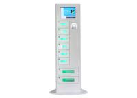 China Cell Phone Recharge Station with LCD Touch Screen , 8 Lockers Battery Charging Stations Kiosk for sale