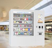 China Mini mart  tea coffee cosmetic Vending Machines locker with 22 Inch Touch Screen Display for sale