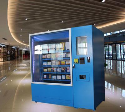 China Automatic Refrigerated Can Vending Machines Made of Reliable Steel with Elevator for Food Vegetables Fruits Cupcake for sale