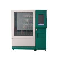 China Coin Bill Card Payment Food Vending Machine For Sandwich Drinks With Advertising Display for sale