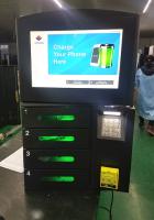 China Touch Cell Phone Charging Stations With LCD Advertising Player For Restaurant for sale