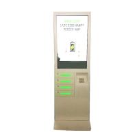 China 43 Inch Advertising Screen Cell Phone Charger Box With 6 Digital Lockers for sale