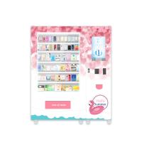 China Adult Cosmetic Cold Drink Book Mini Vending Machine With Elevator For Subway for sale