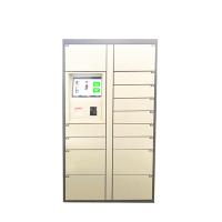 China Customized Size Electronic Barcode Laundry Locker for Dry Cleaning Shop with Credit Card Reader for sale