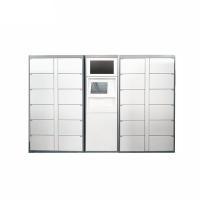 China Customized Size Electronic Barcode Laundry Locker for Dry Cleaning Shop with Credit Card Reader for sale