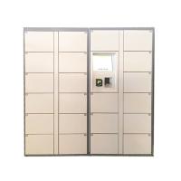 China Customized Size Electronic Barcode Laundry Locker for Dry Cleaning Shop with Credit Card Reader for sale