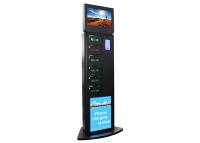 China Remote Advertising Multi Languages Mobile Phone Charging station 6 Digital Lockers for sale