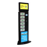 China Language Custom Free Cell Phone Charging Stations Restaurant Advertising for sale