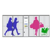 China Wireless Monitoring Delivery Parcel Collection Lockers With Secured Electronic Locks for sale