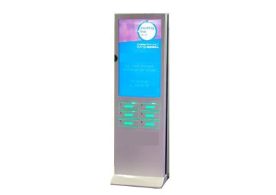 China Advertising Public Coin Operated Multi Cell Phone Charging Kiosk With Safe Lock Box for sale