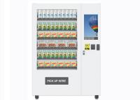 China Convenience Store Shop Egg Milk Juice Cheese Food Vending Machine With Cooler System for sale