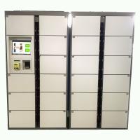 China 18 Door Supermarket Specific Use Luggage Lockers Customize Cold Rolled Steel Material for sale