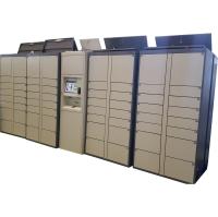 China Ocean Park Coin Access Rental Baggage Locker With Advertising Function And Remote Control System for sale