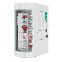 China 360 Degree Rotation Segregation Flower Vending Machine for sale