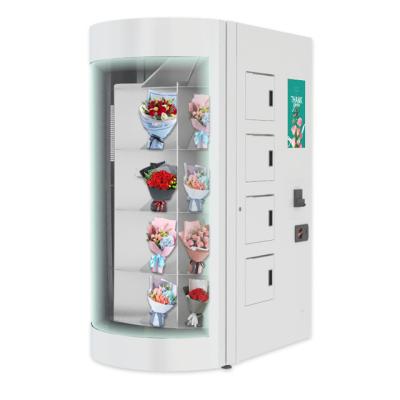 China 360 Degree Rotation Segregation Flower Vending Machine for sale