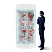 China Hospital Retail Lcd Vending Flowers Machine With Combine Cell Cabinet for sale