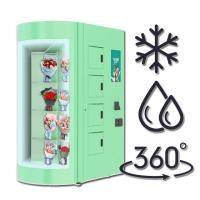 China Self Service Restaurant Salad Vending Machine Credit Card Payment for sale
