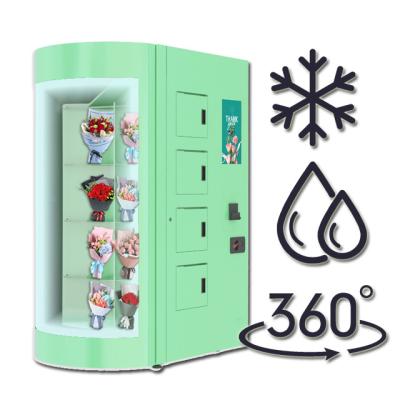 China Self Service Restaurant Salad Vending Machine Credit Card Payment for sale