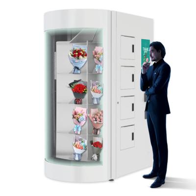 China 24 Hours Smart 10ms Response Flower Vending Machine for sale
