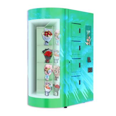 China Customized Lcd 19 Inch Flower Vending Machine With Large Display Window for sale