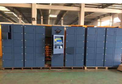 China Indoor Airport Bus Station Pin Code Luggage Lockers With Cell Phone Charging Function for sale