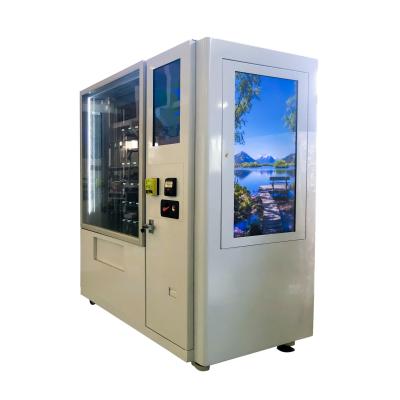 China High Grade Big Capacity Drink Vending Machine With 22 Inch Advertising Display for sale