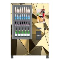China Bottle Drinks Wine Vending Machine , Fresh Salad Vending Machine With Remote Control System for sale