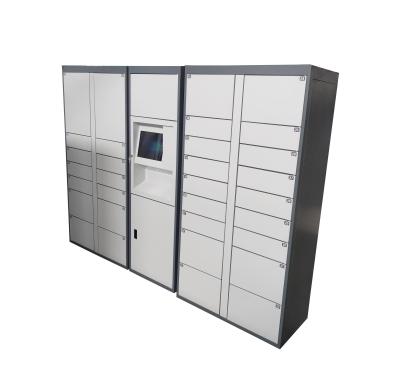 China Cashless Payment Luggage Storage Rental Locker Touch Screen Customizable Door Size for sale